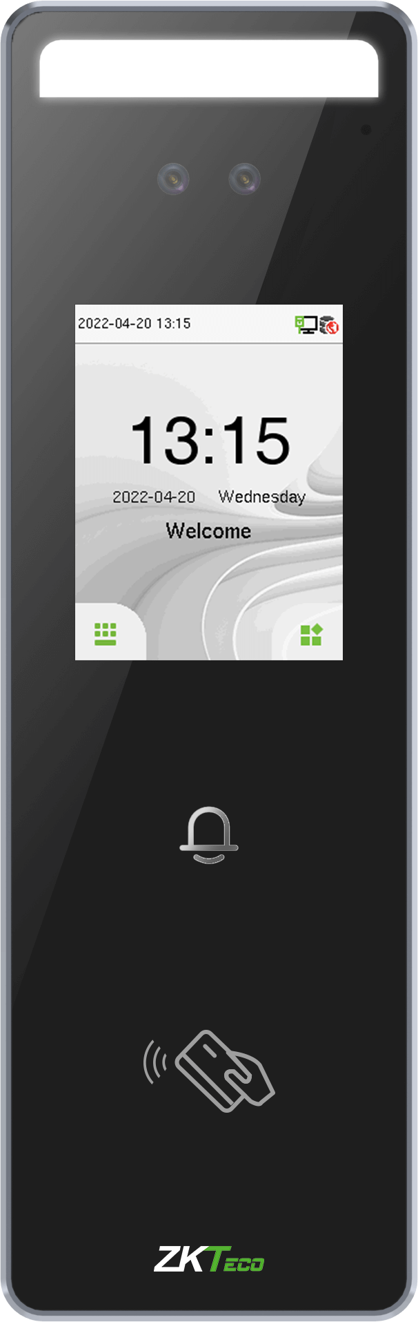 С распознаванием лиц Visible Light ZKTeco SpeedFace-V3L-RFID [MF ...